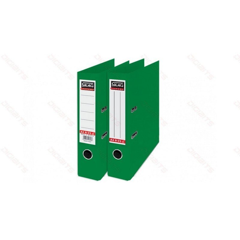 SKAG box file A4 8cm green – Digibits Ltd
