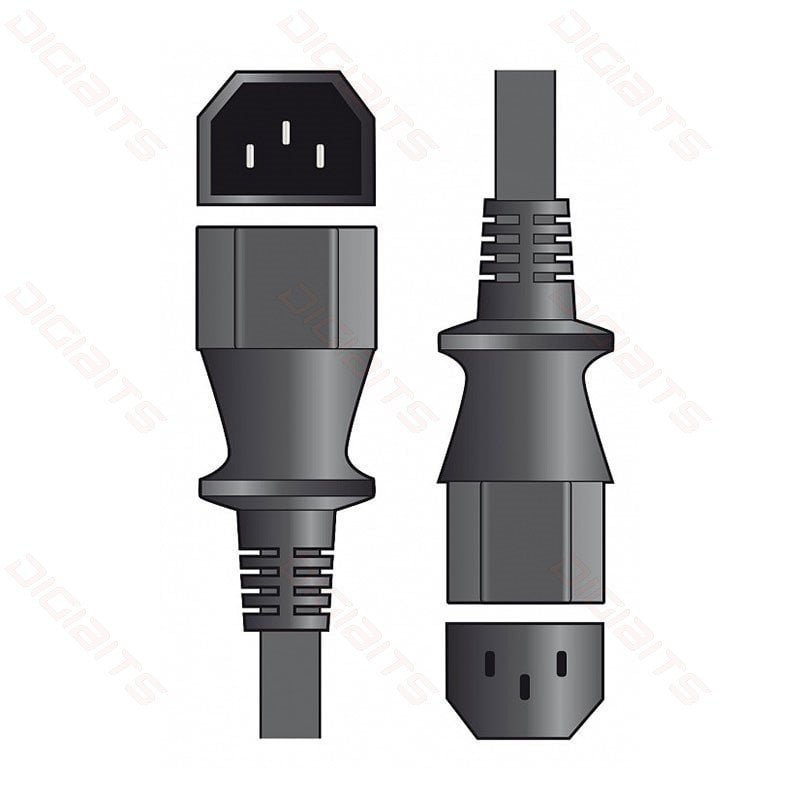 Mercury IEC Extension Lead 2m – Digibits Ltd