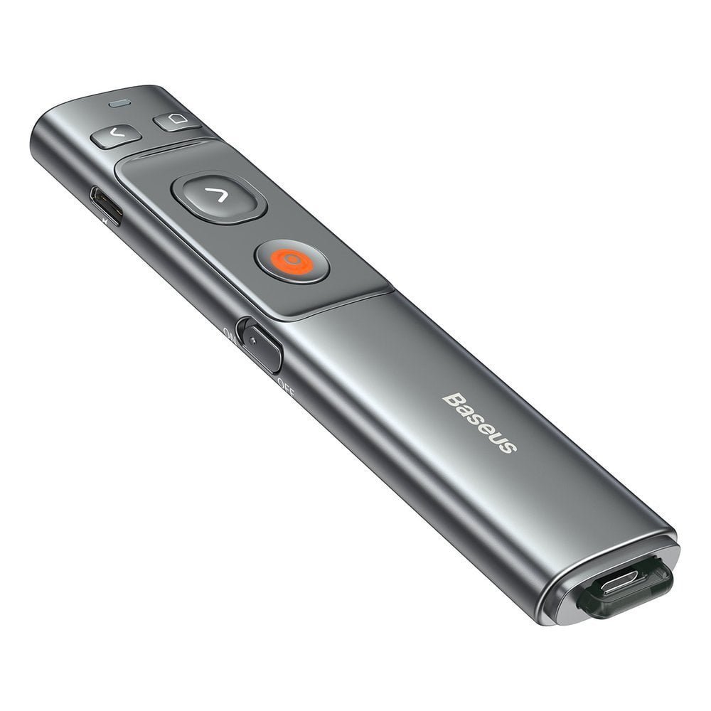 Baseus Wireless Laser Presenter ORANGE DOT Rechargeable – Digibits Ltd