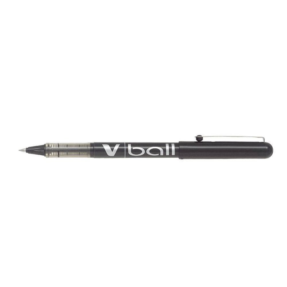 Pilot V ball pen 0.5 black – Digibits Ltd